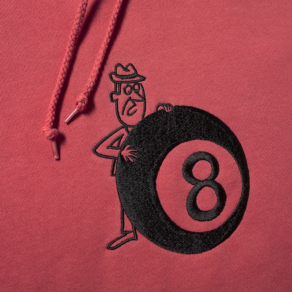 Stussy 8 Ball Man Applique Hoody Pale Red | END. (US)