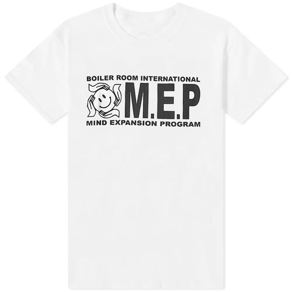 Boiler Room MEP Tee White | END. (US)