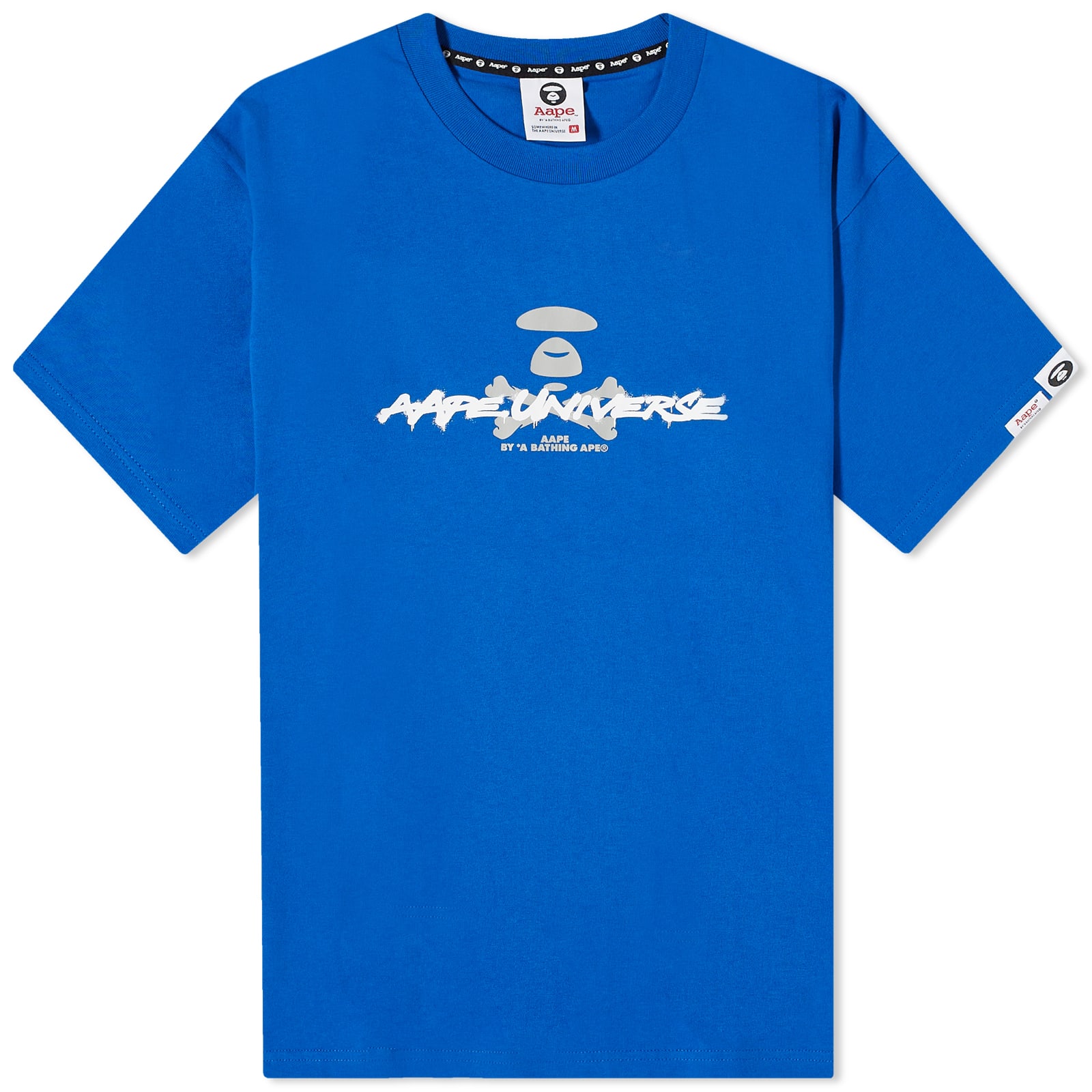 AAPE Graffiti Ble Camo T-Shirt Blue | END. (GB)