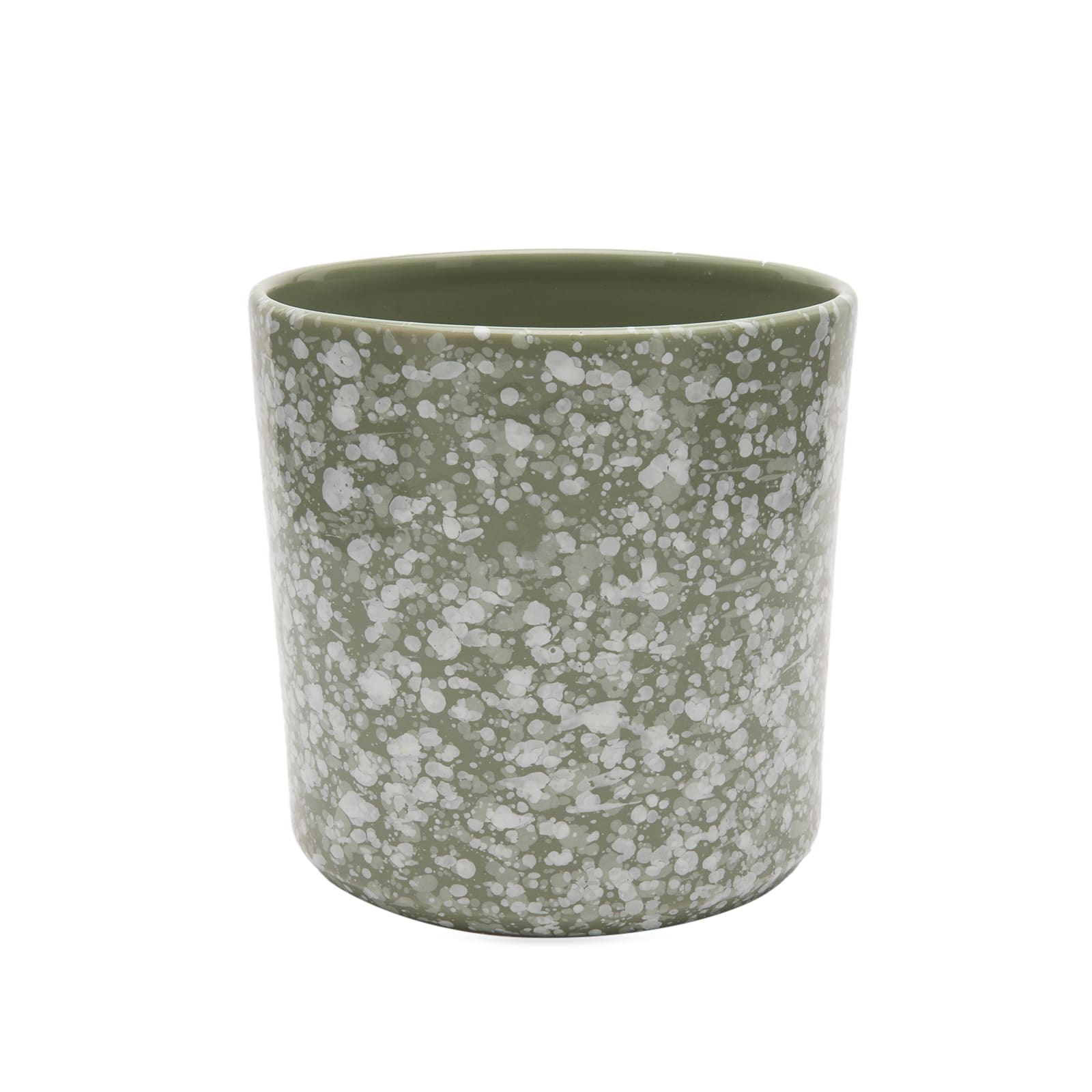 The Conran Shop Splatter Plant Pot 12 x 12cm Silt Green | END. (GB)