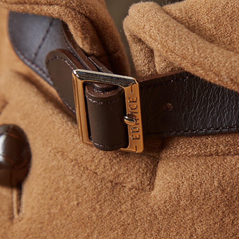 Edifice Shawl Collar Coat Camel Melton Wool | END.