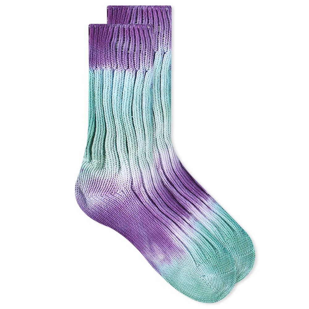 decka x Stain Shade Heavyweight Sock Emerald Plum | END. (AU)