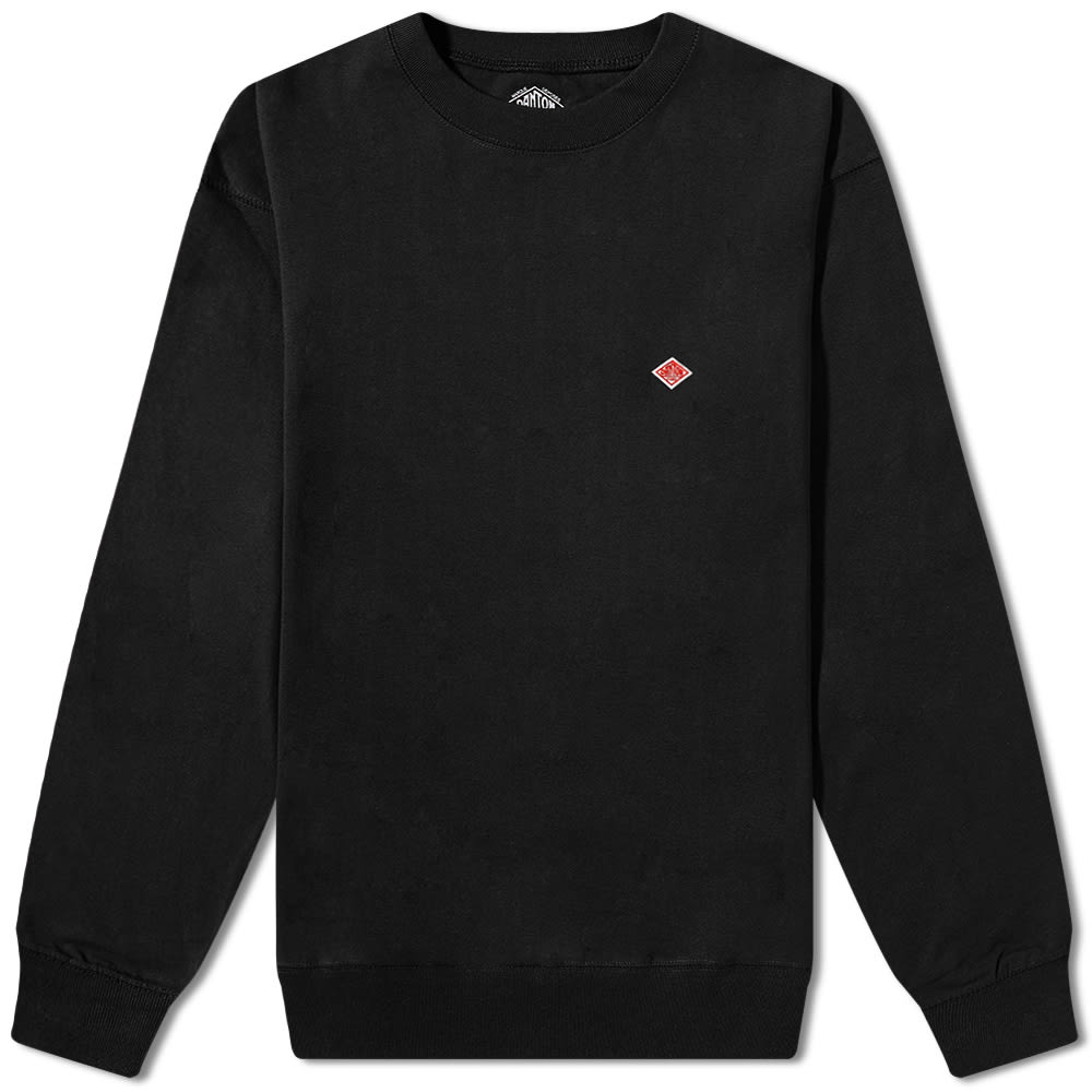 Danton Logo Lightweight Crew Sweat Black | END. (AR)