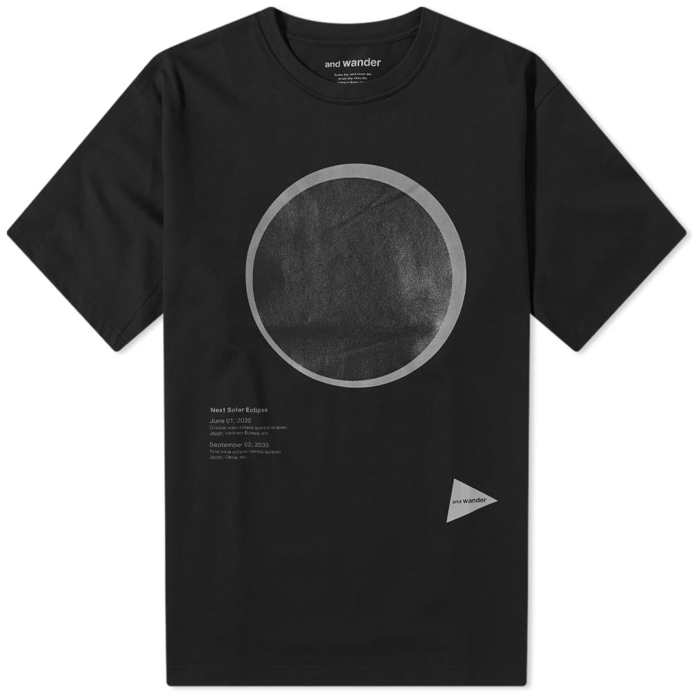and wander Eclipse T-Shirt Black | END. (US)