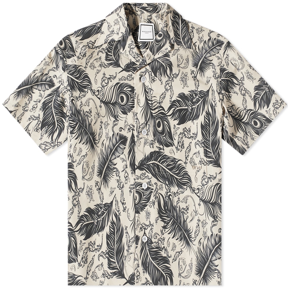 Wooyoungmi Leaf Print Vacation Shirt Beige | END. (GB)