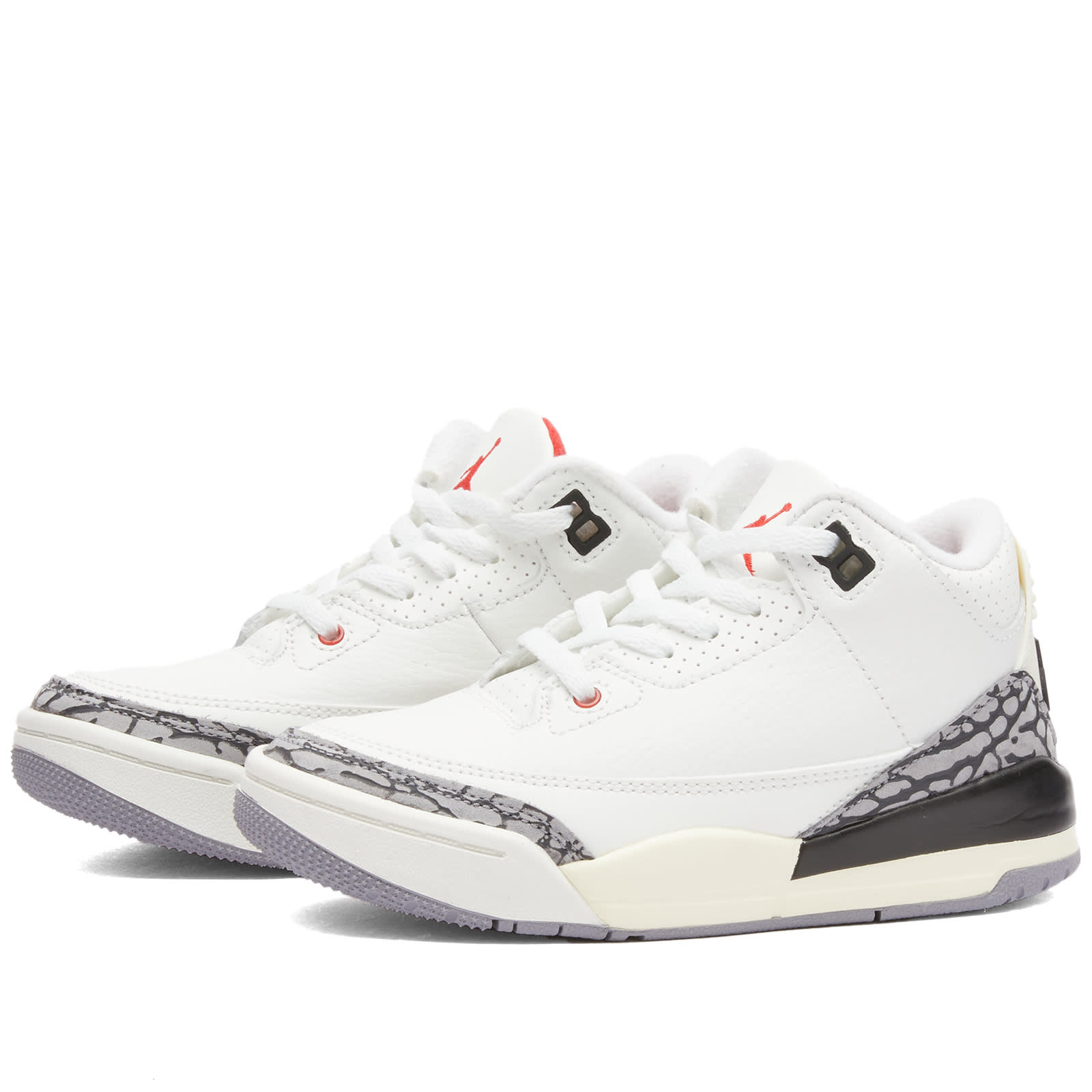 Air Jordan 3 Retro PS Summit White & Fire Red | END.