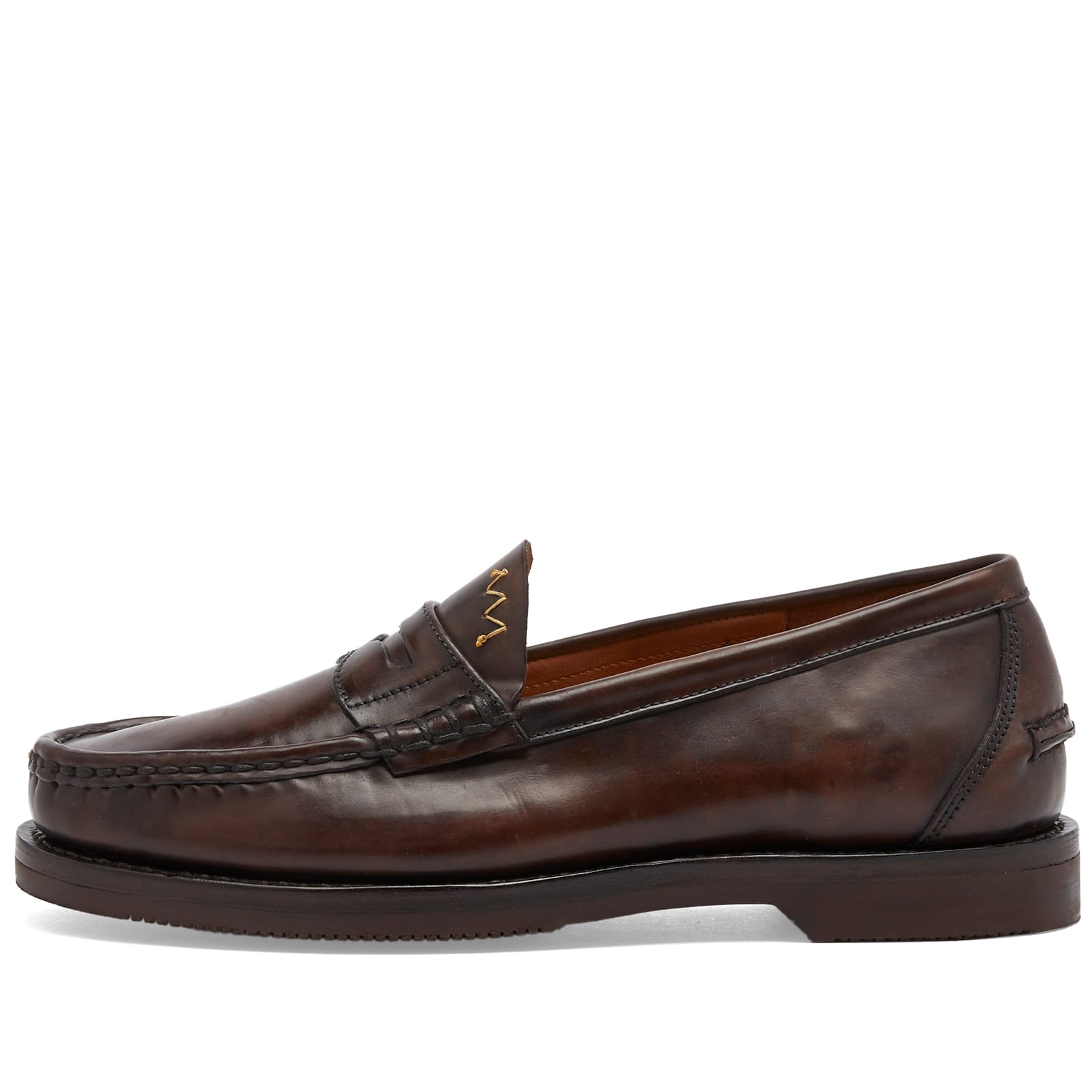 Visvim Fabro Folk Loafers Dark Brown | END. (GB)