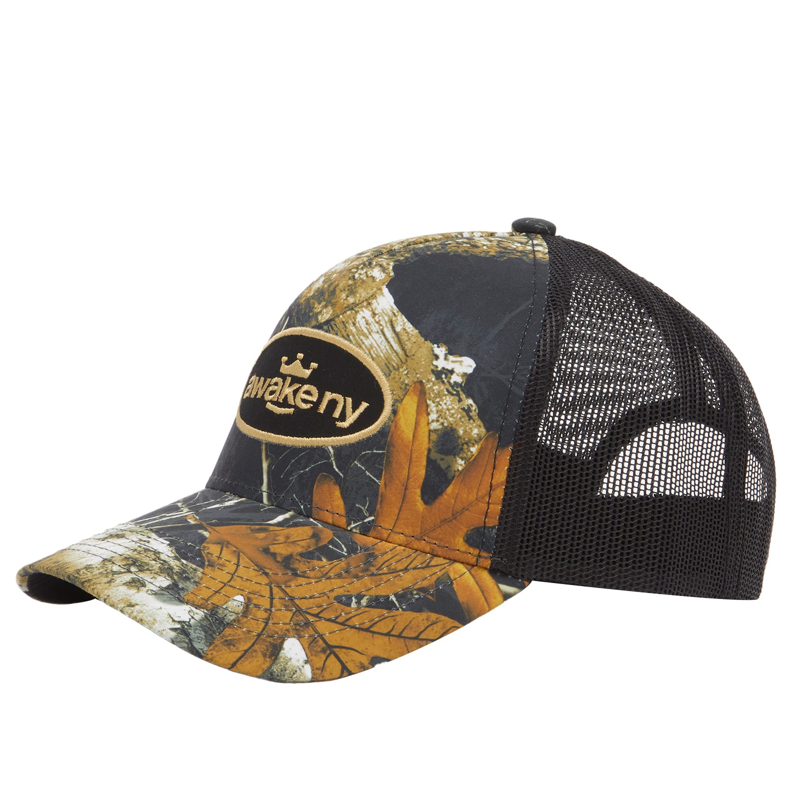 Awake NY King Logo Trucker Cap Shadow | END. (US)