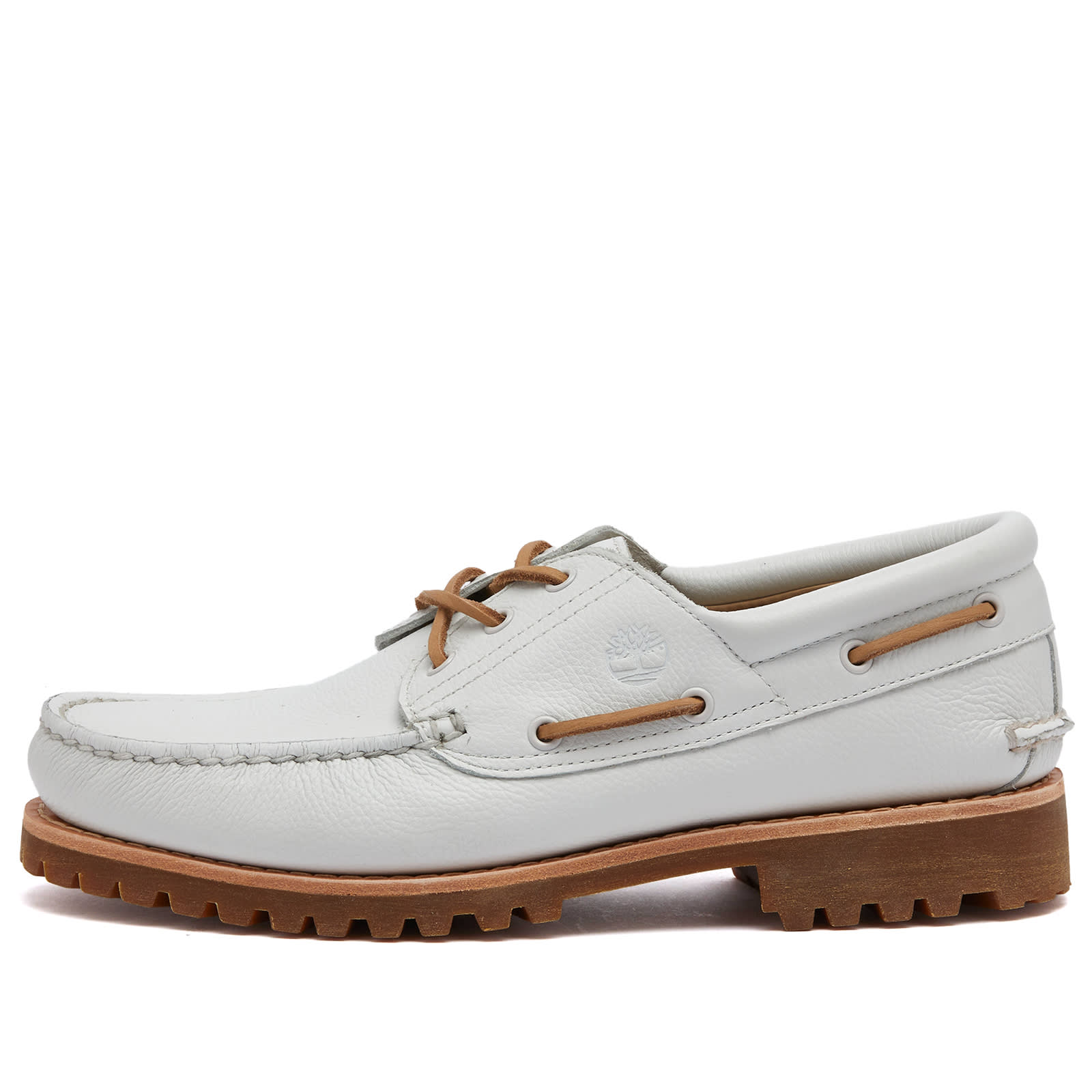 Timberland Authentic 3 Eye Classic Lug Shoe White Full Grain | END. (US)