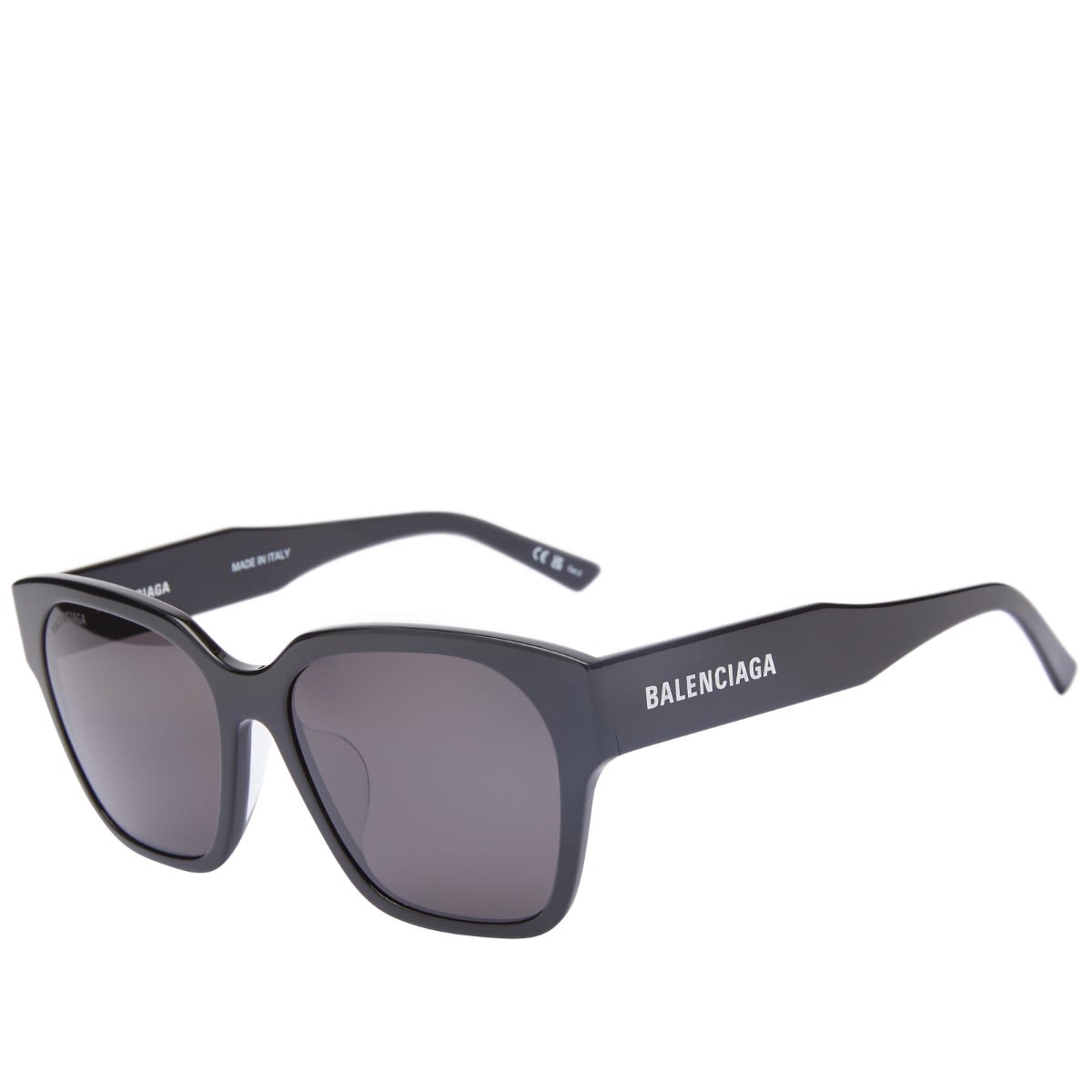Balenciaga BB0215SA Sunglasses Black & Grey | END. (AR)