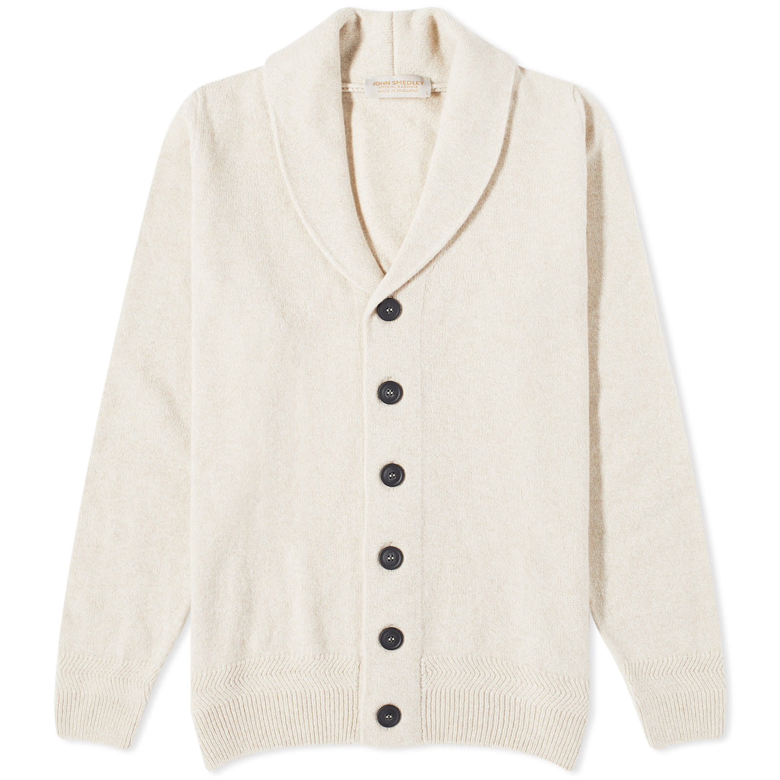 John Smedley Cullen Shawl Collar Cardigan Pampas | END. (US)
