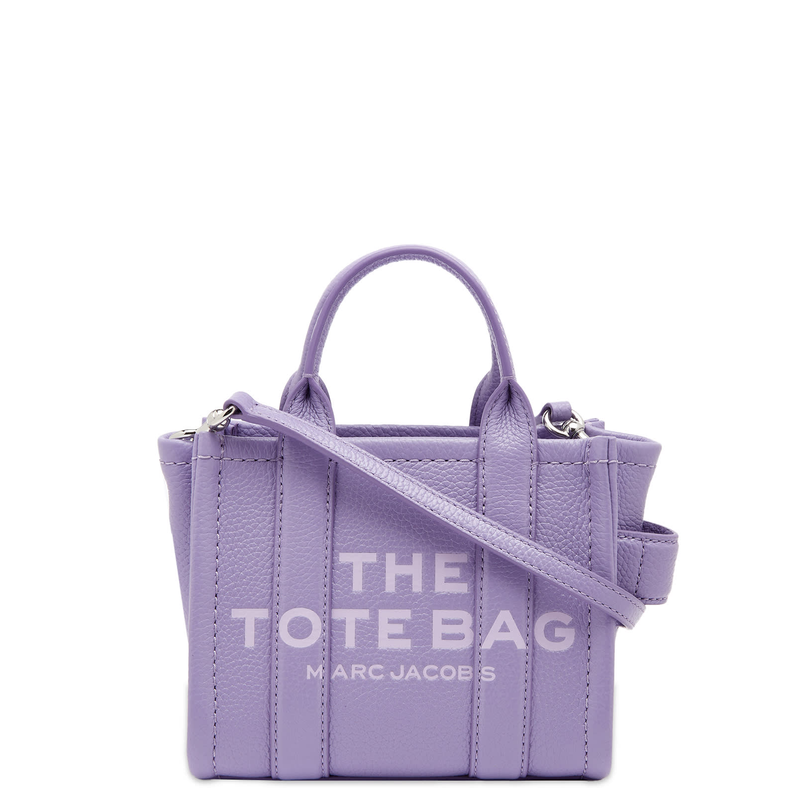 Marc Jacobs The Leather Micro Tote Lavender | END. (US)