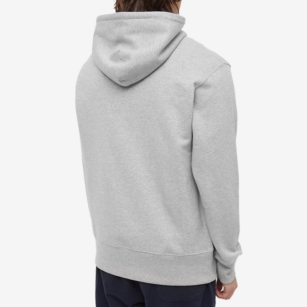 Norse Projects Arne Logo Popover Hoody Light Grey Melange | END. (UK)