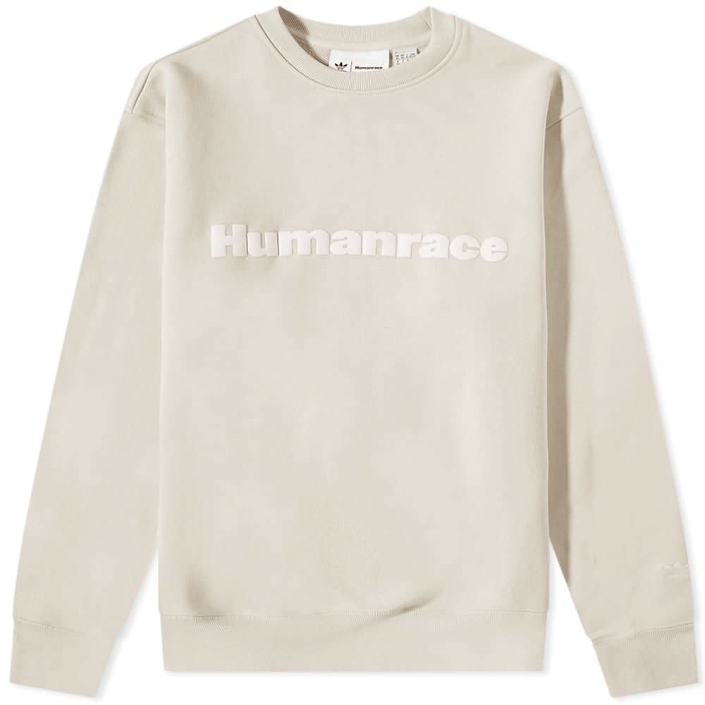 Adidas x Pharrell Williams Premium Basics Crew Sweat Aluminium | END. (HK)