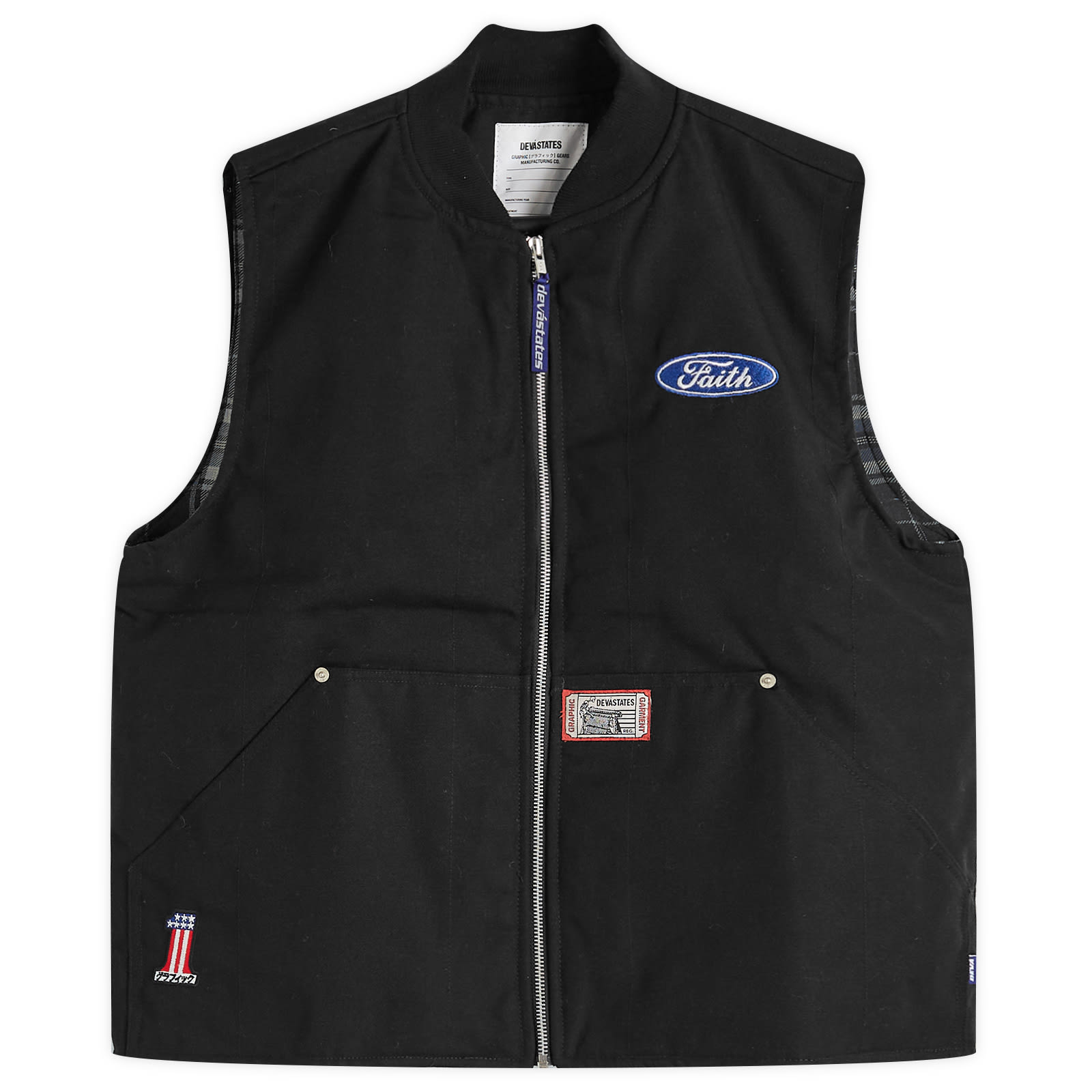 Deva States Faith Work Vest Black | END. (GB)