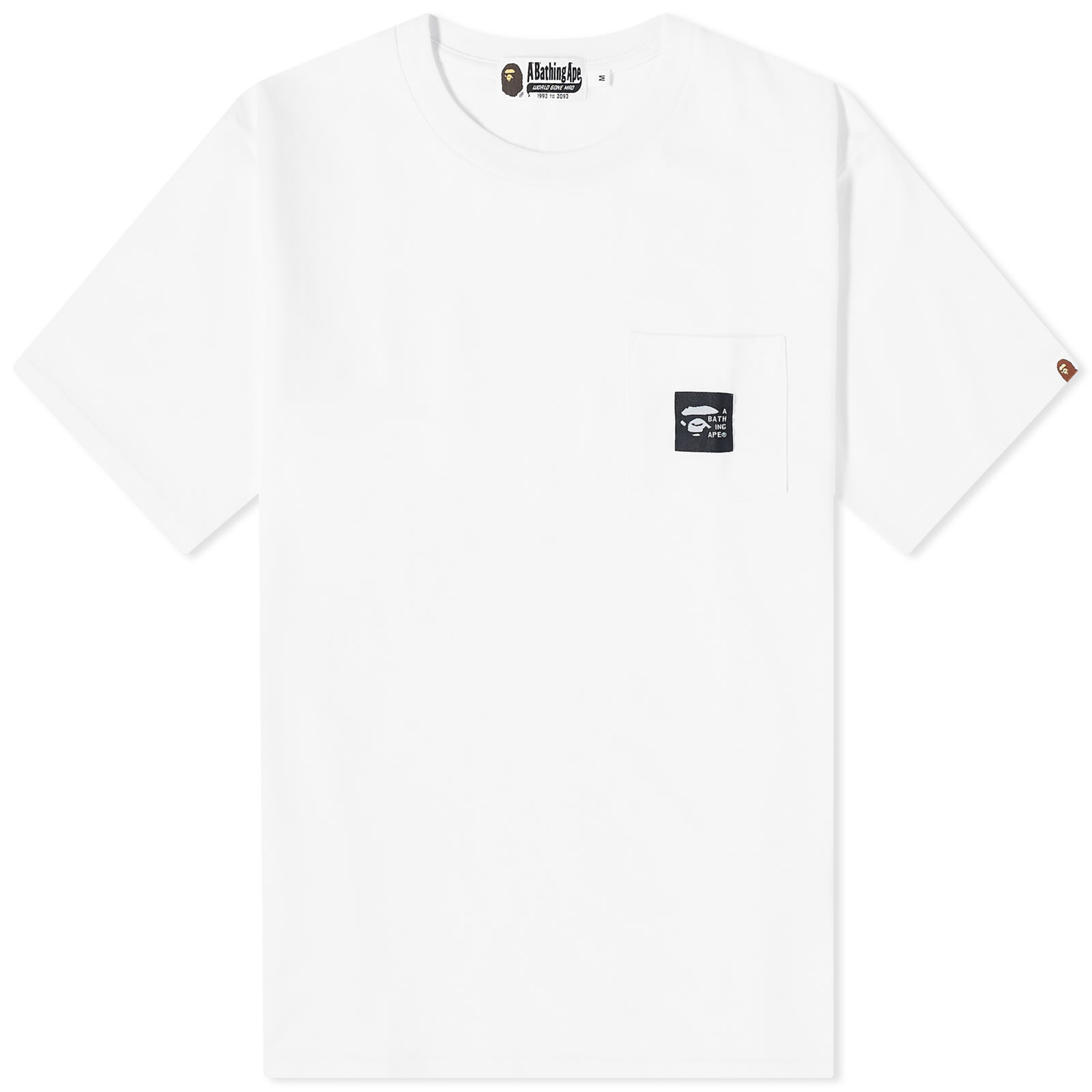 A Bathing Ape A Bathing Ape Label Pocket T-Shirt White | END. (ES)