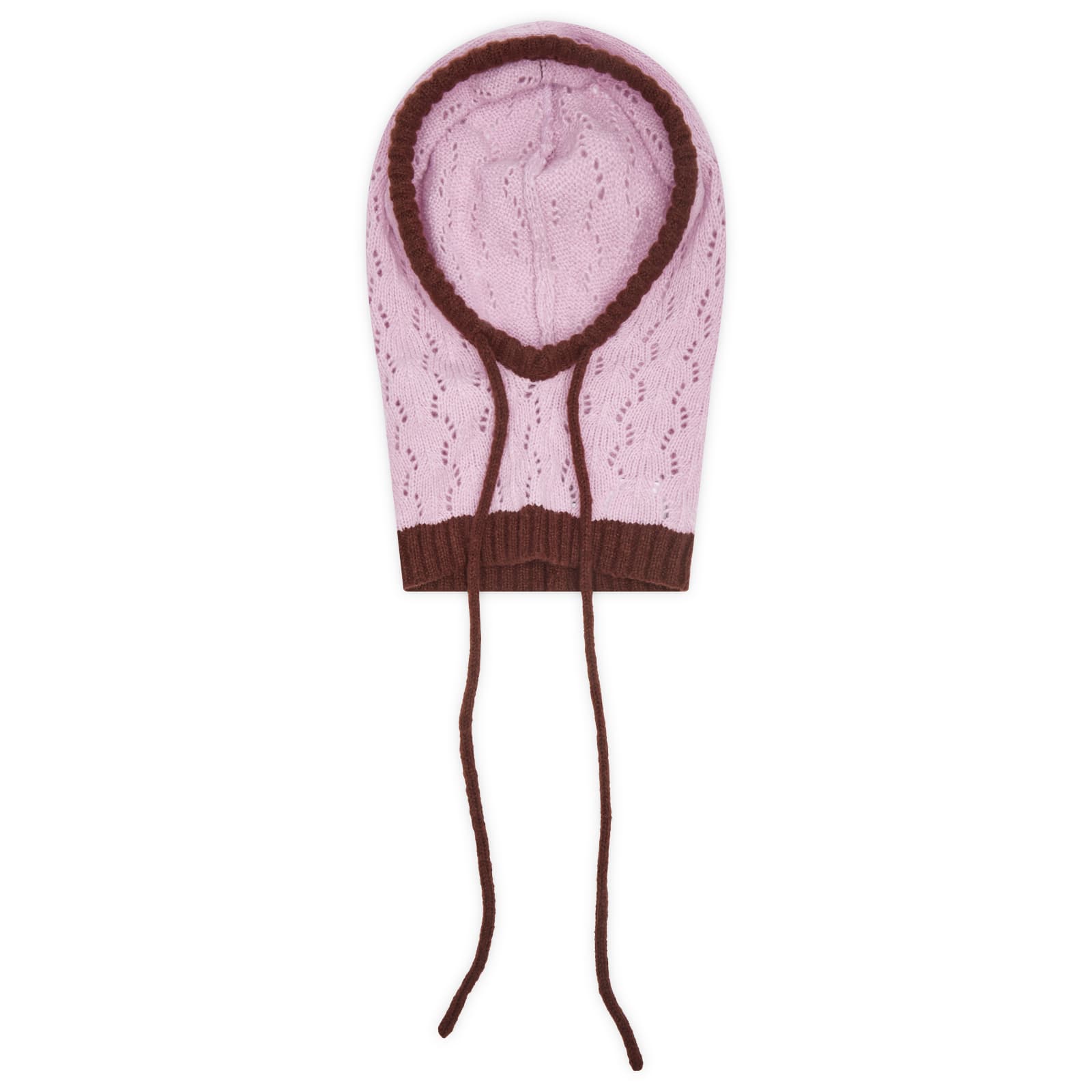 Damson Madder Pointelle Hood Pink & Choc | END. (US)