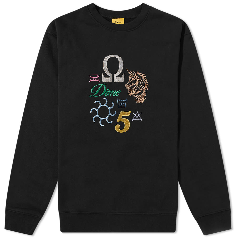 Dime Codex Crew Sweat Black | END. (GB)
