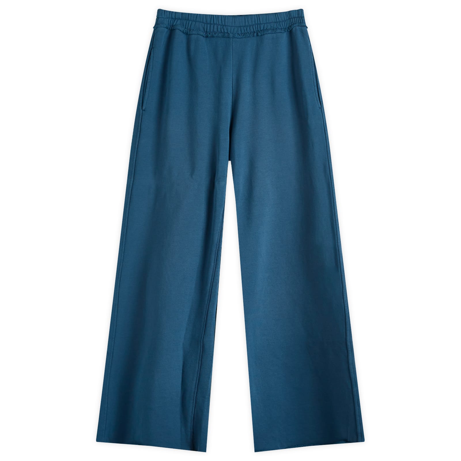 SKIMS Deconstructed French Terry Wide Leg Pant Indigo | END. (GB)
