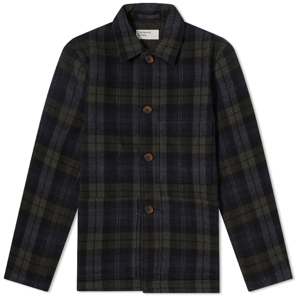 Universal Works Simple Bakers Jacket Charcoal | END. (US)