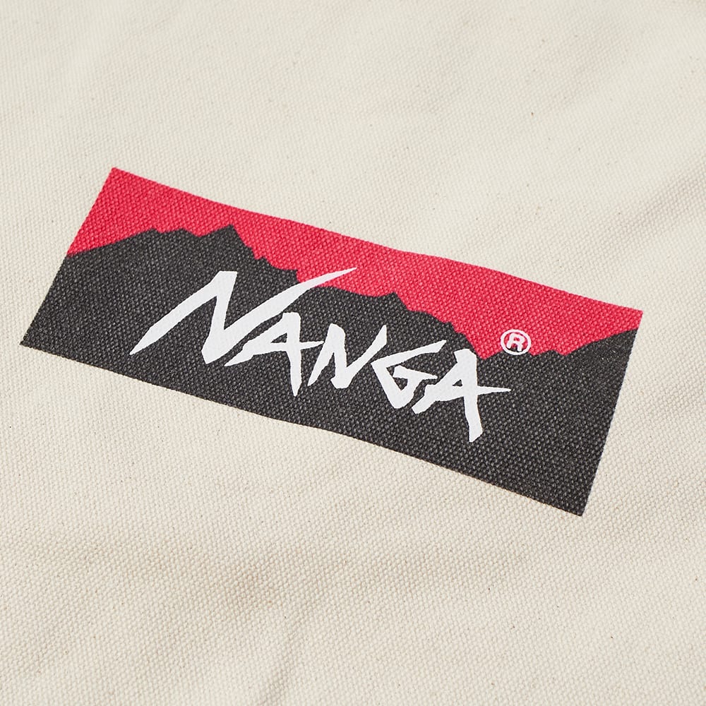 NANGA Logo 2 Way Canvas Tote Natural | END. (TW)