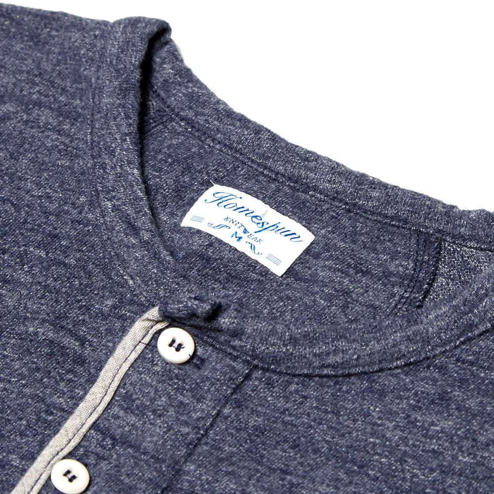 Homespun Standard Henley Blue | END. (ES)
