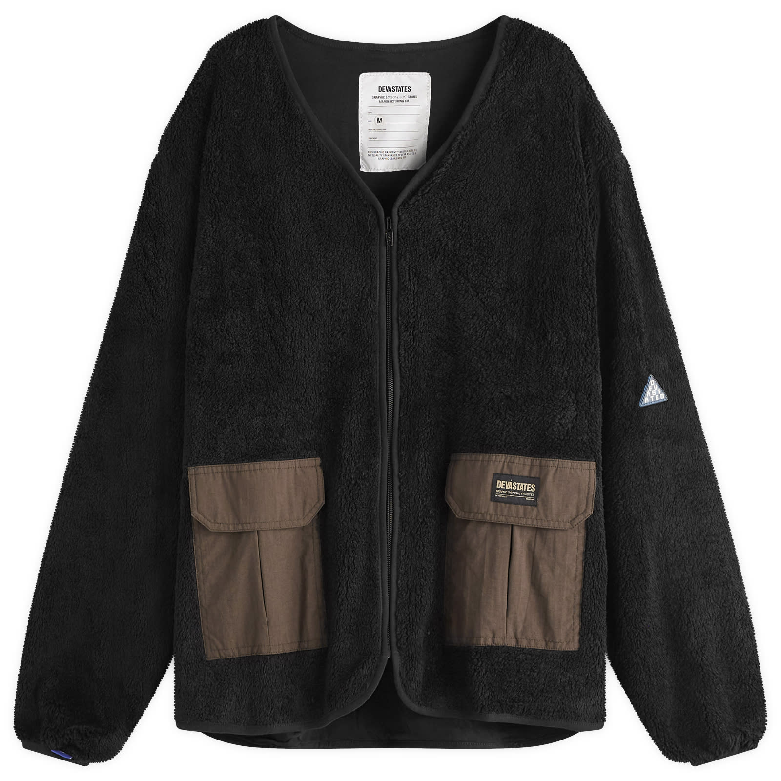 Deva States Overcast Fleece Jacket Black | END. (KR)