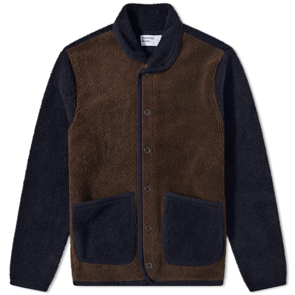 Universal Works Lancaster Jacket Brown, Navy | END. (US)