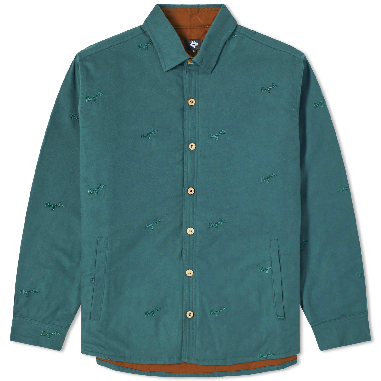 Magenta Scribe Overshirt Khaki | END. (AR)