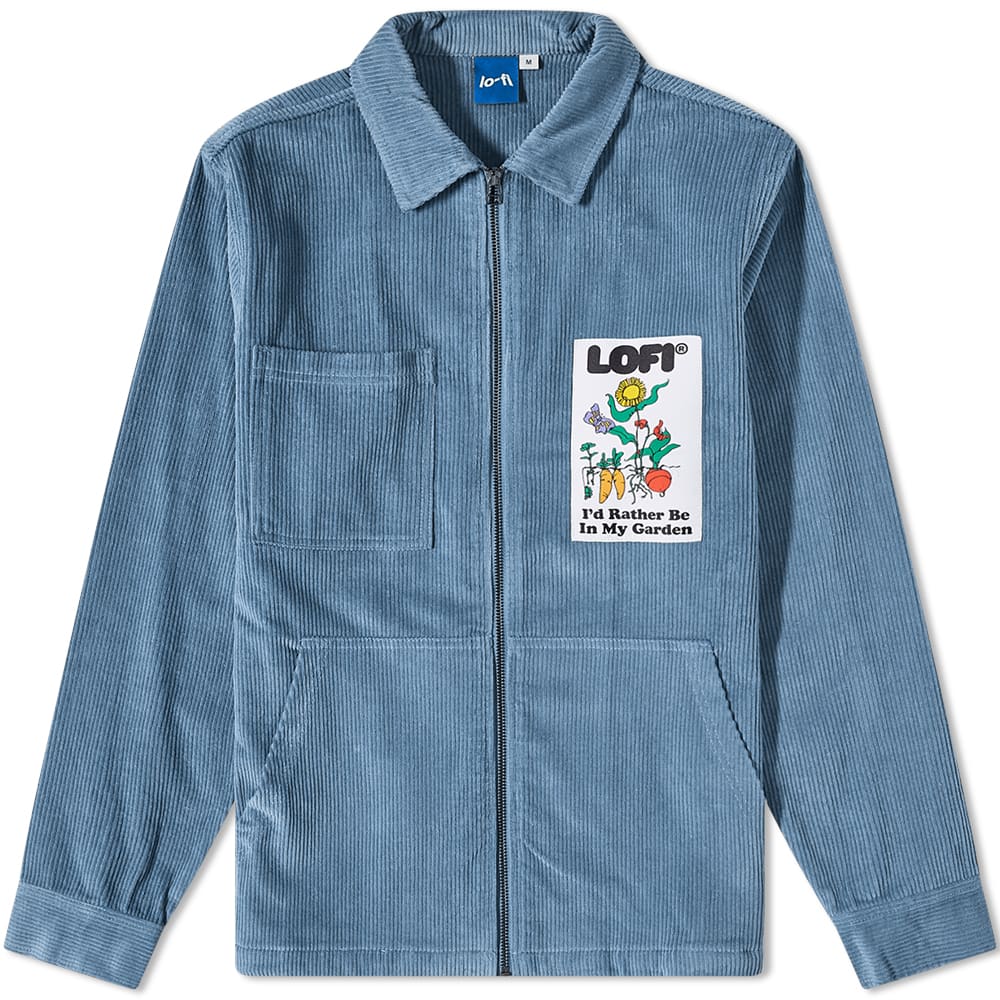 Lo-Fi Corduroy Garden Work Jacket Harbour Blue | END. (IT)
