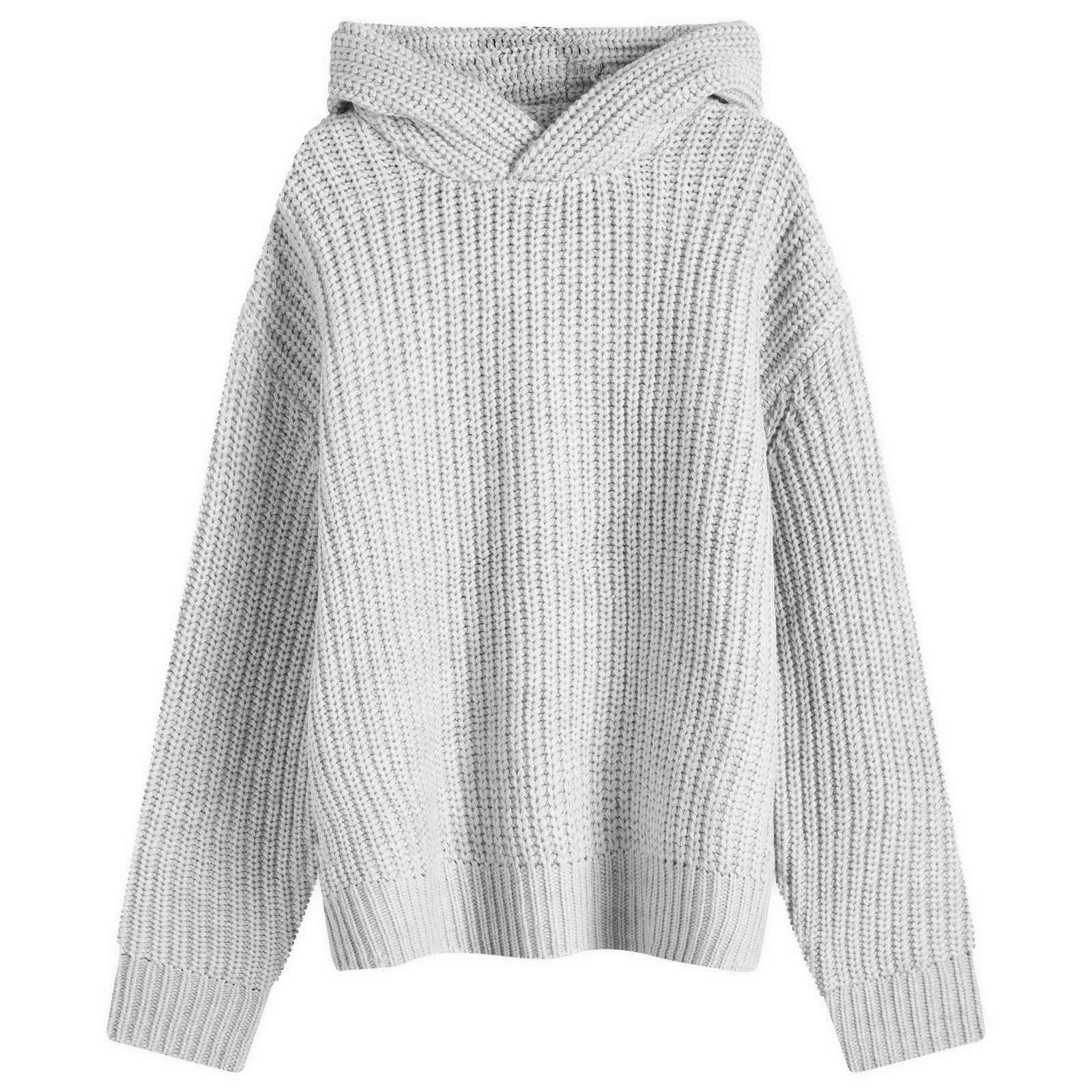 MKI Chunky Rib Knit Hoodie Grey | END. (GB)