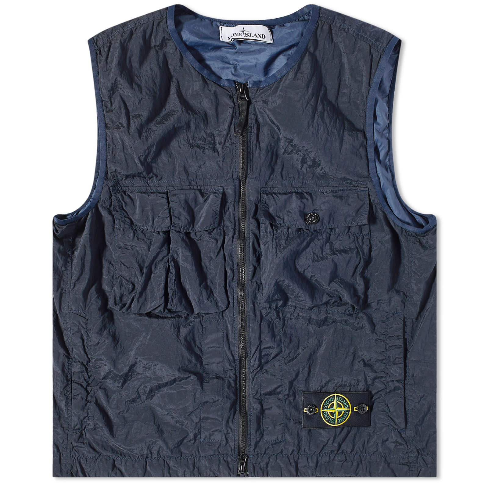Stone Island Nylon Metal Vest Navy | END. (GB)