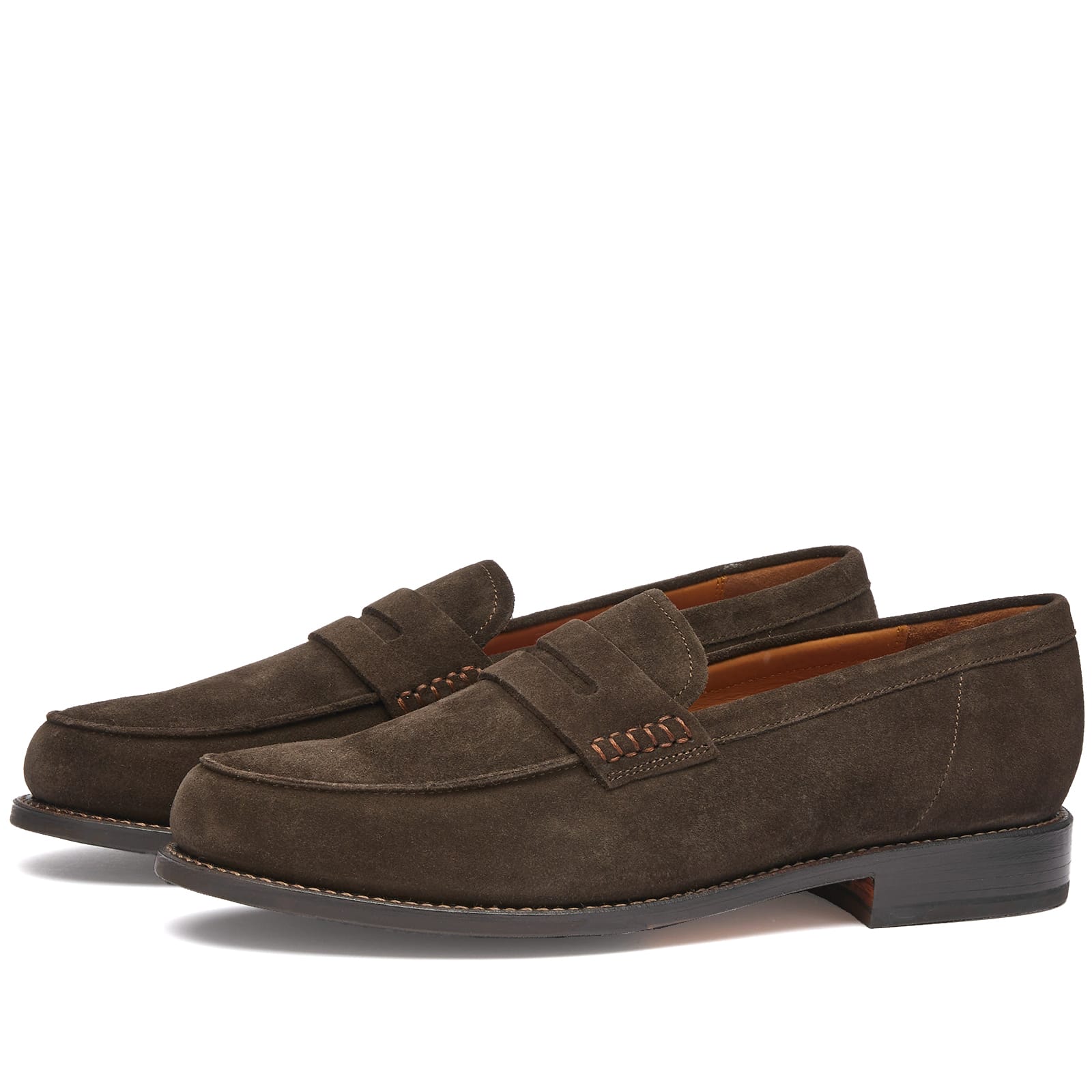 Grenson Jago Loafer Dark Brown Suede | END.