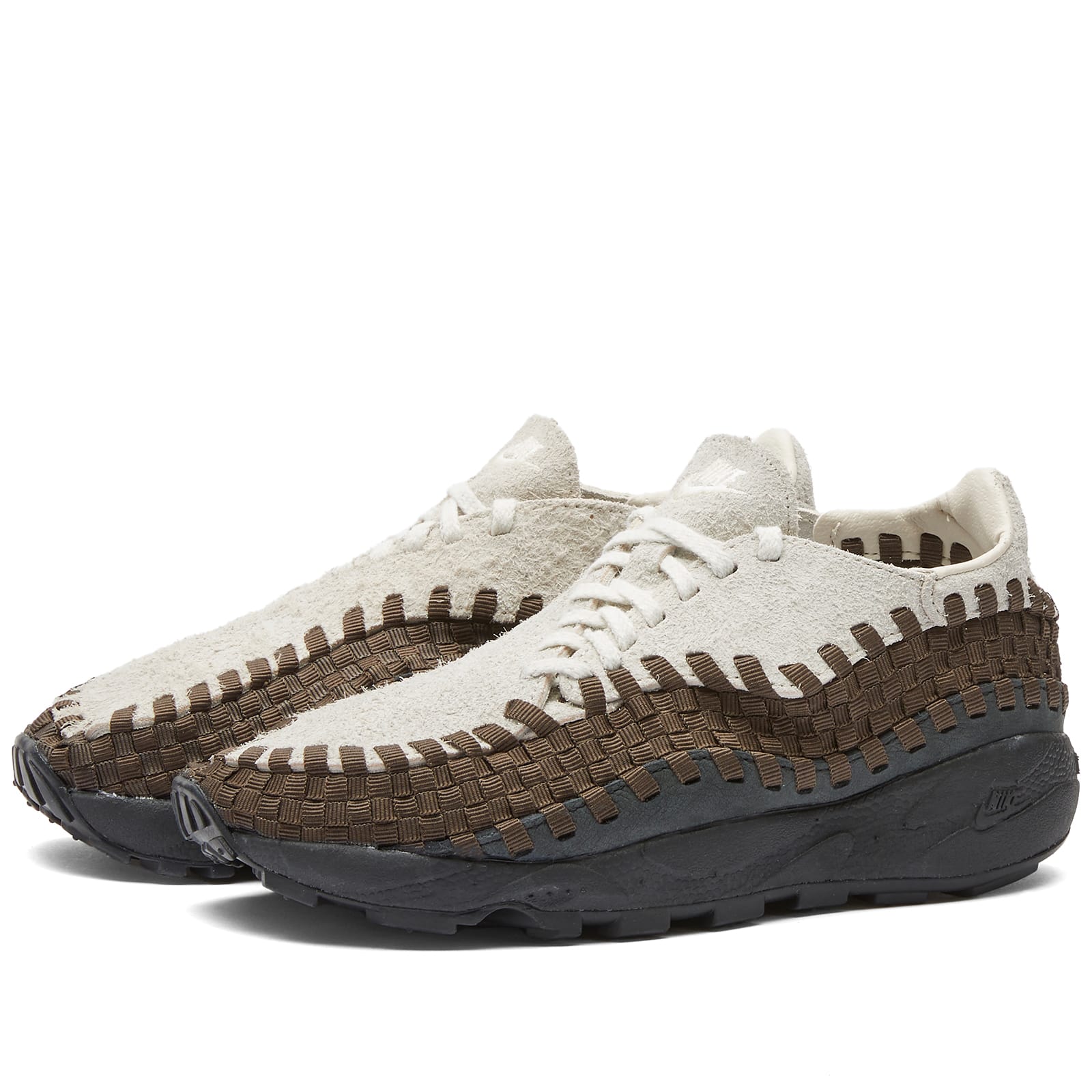 Nike AIR FOOTSCAPE WOVEN NH Coconut Milk, Baroque Brown & Black | END.