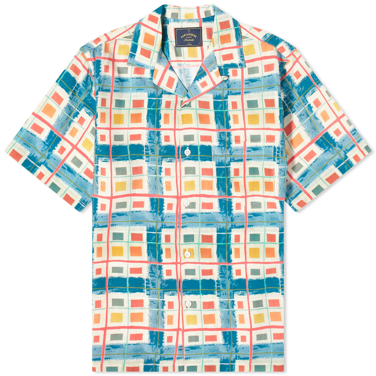 Portuguese Flannel Color Case Vacation Shirt Blue | END. (US)