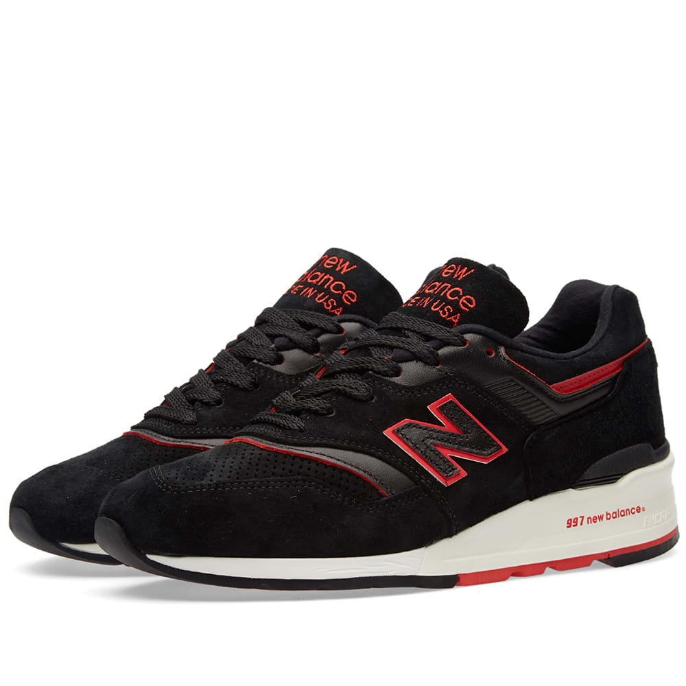 New Balance M997DEXP 'Explore by Air' - Made in the USA Black & Red ...