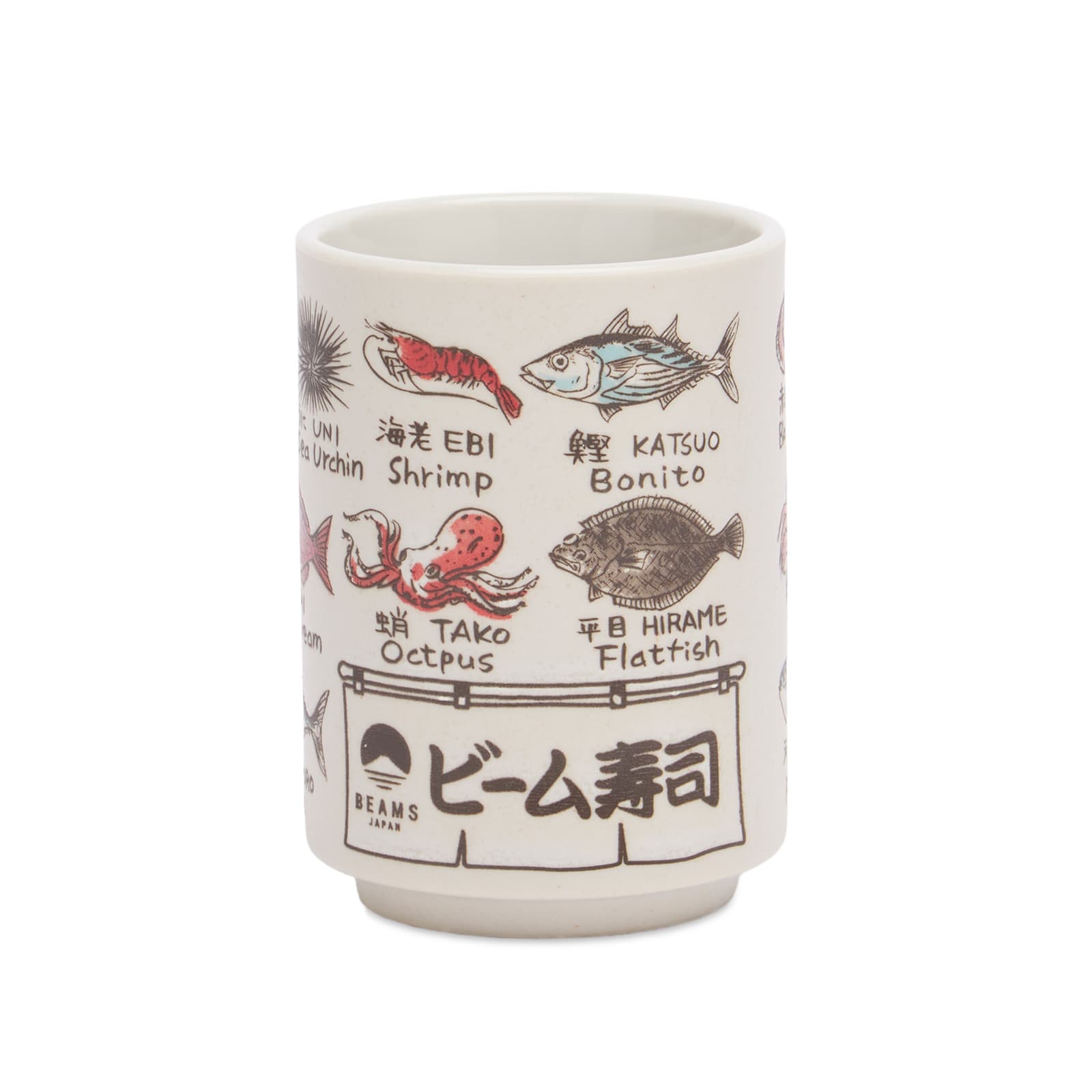 BEAMS JAPAN Fish Sushi Cup White | END. (US)