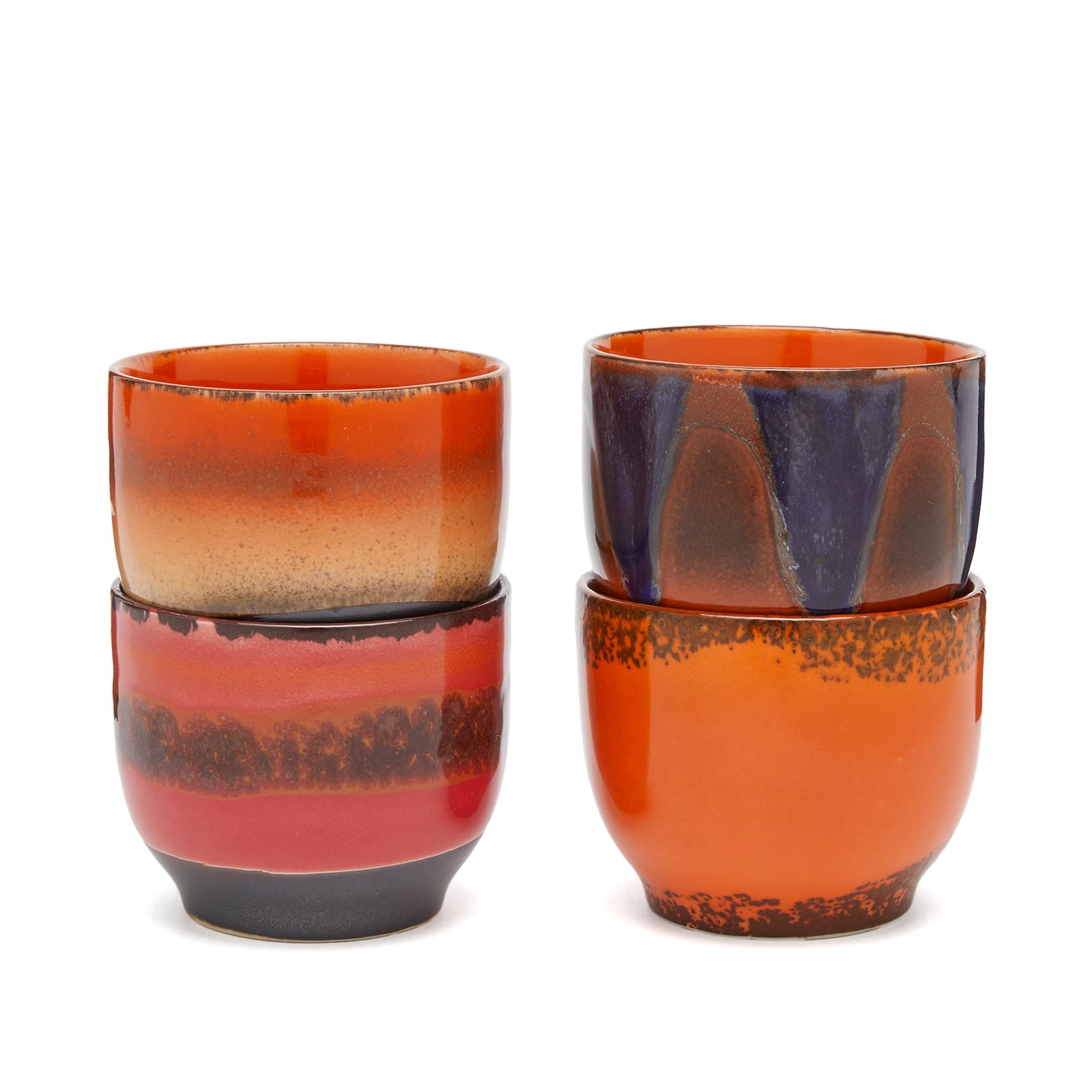 HKliving Coffee Cups - Set of 4 Java | END. (GB)