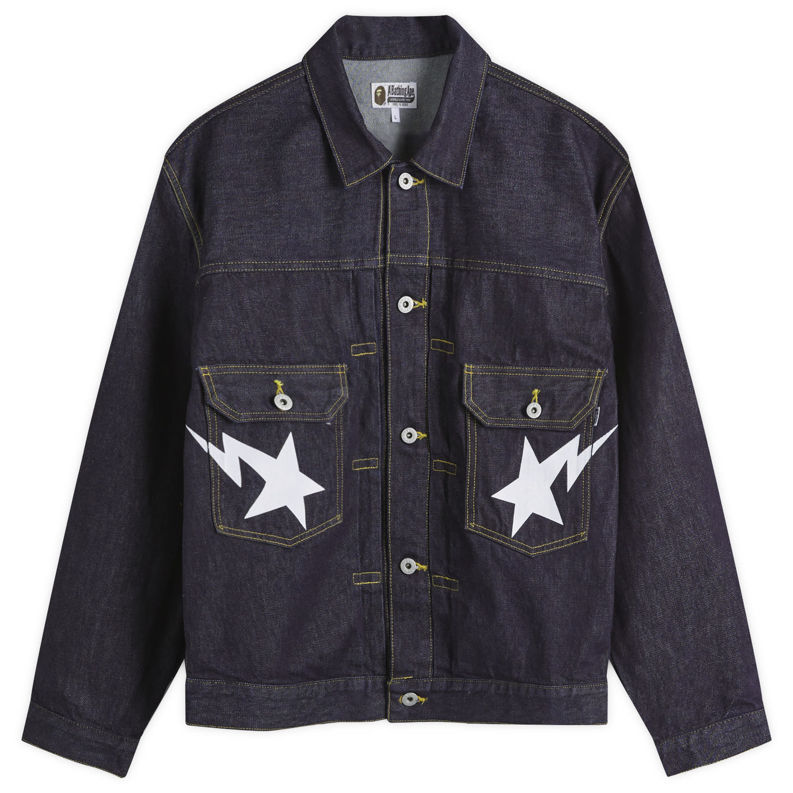 A Bathing Ape Sta Denim Type-02 Jacket Indigo | END. (GB)