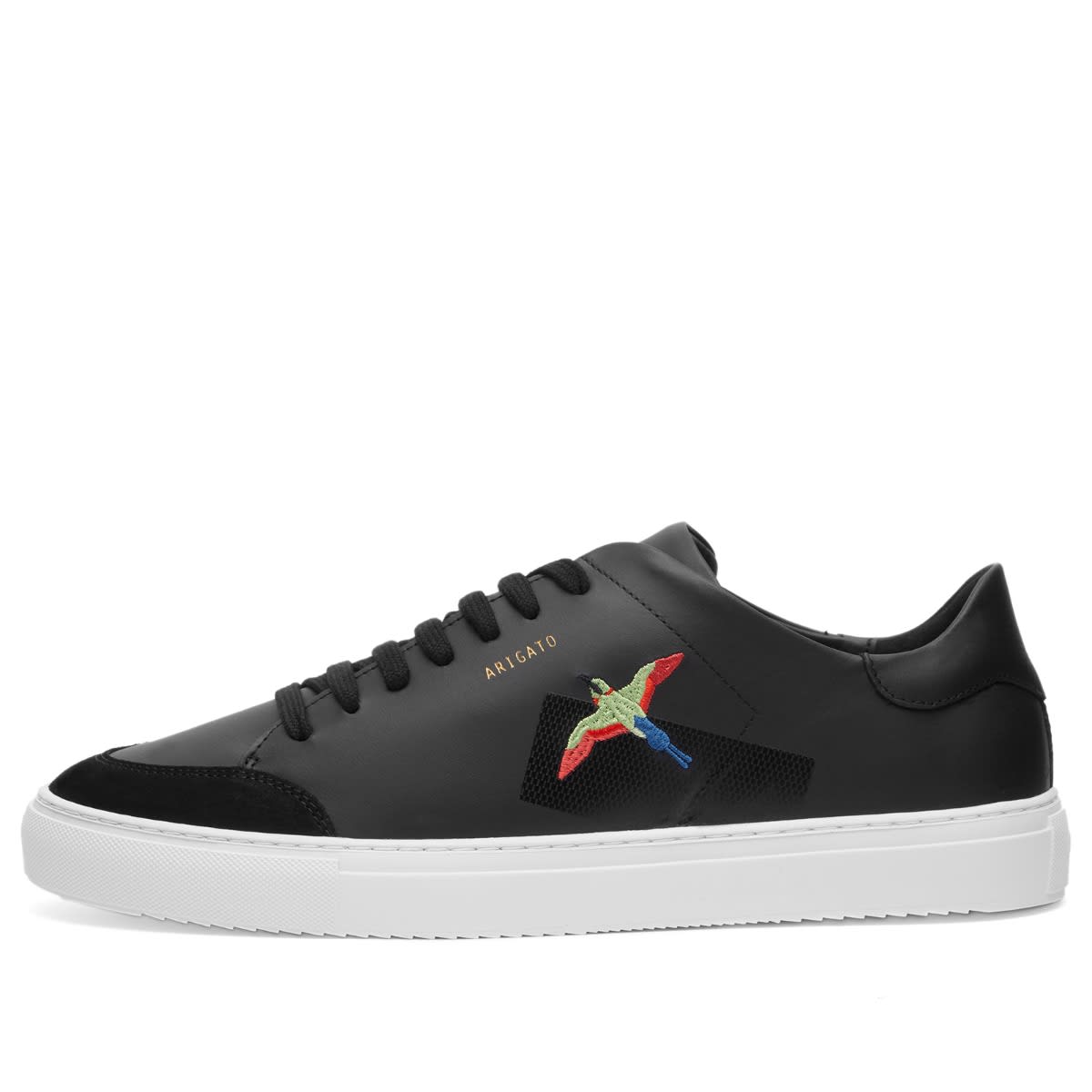 Axel Arigato Clean 90 Bee Bird Patch Sneaker Black & White | END. (GB)