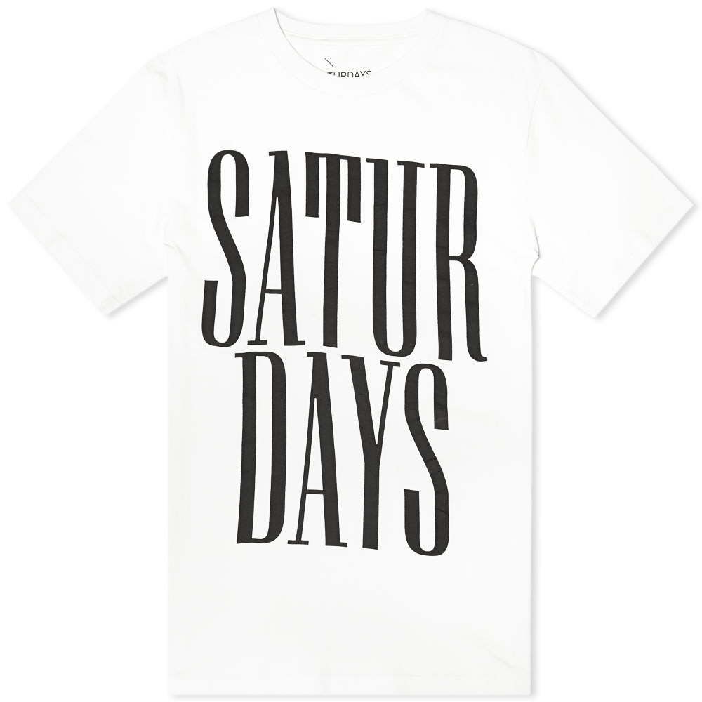Saturdays Rio Stacked Tee White | END. (KR)