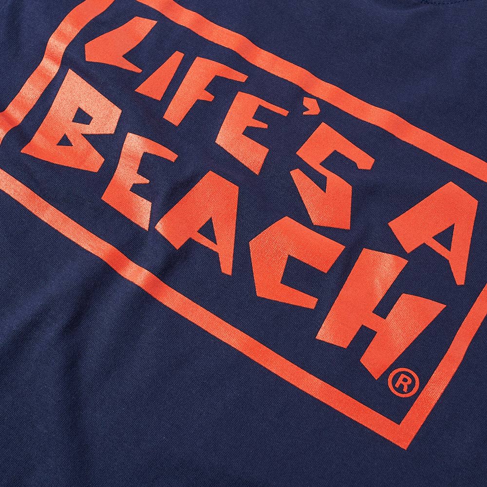 Life's a Beach LAB Logo Tee Navy | END.