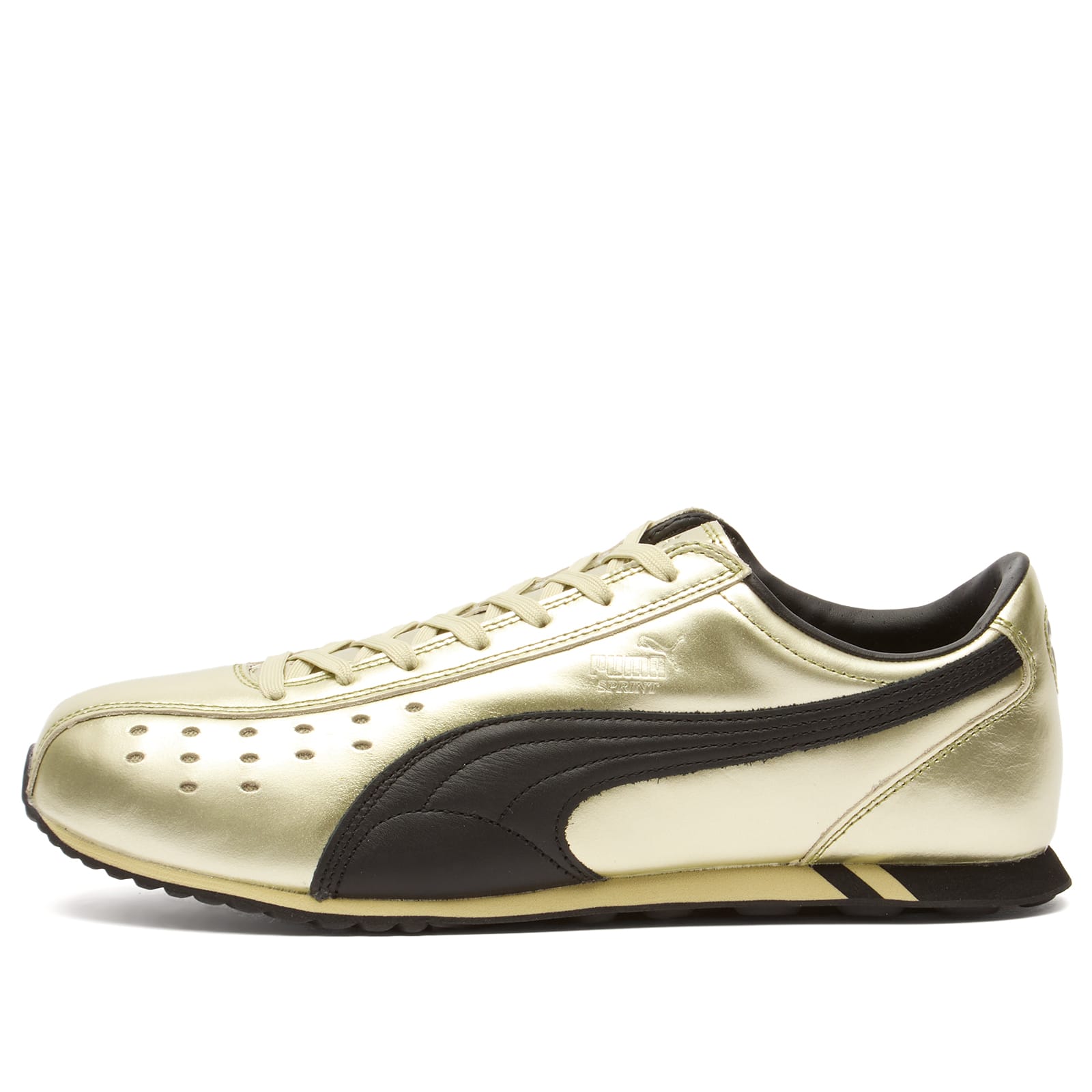 Puma Sprint Metallic Sneaker Gold & Black | END. (GB)
