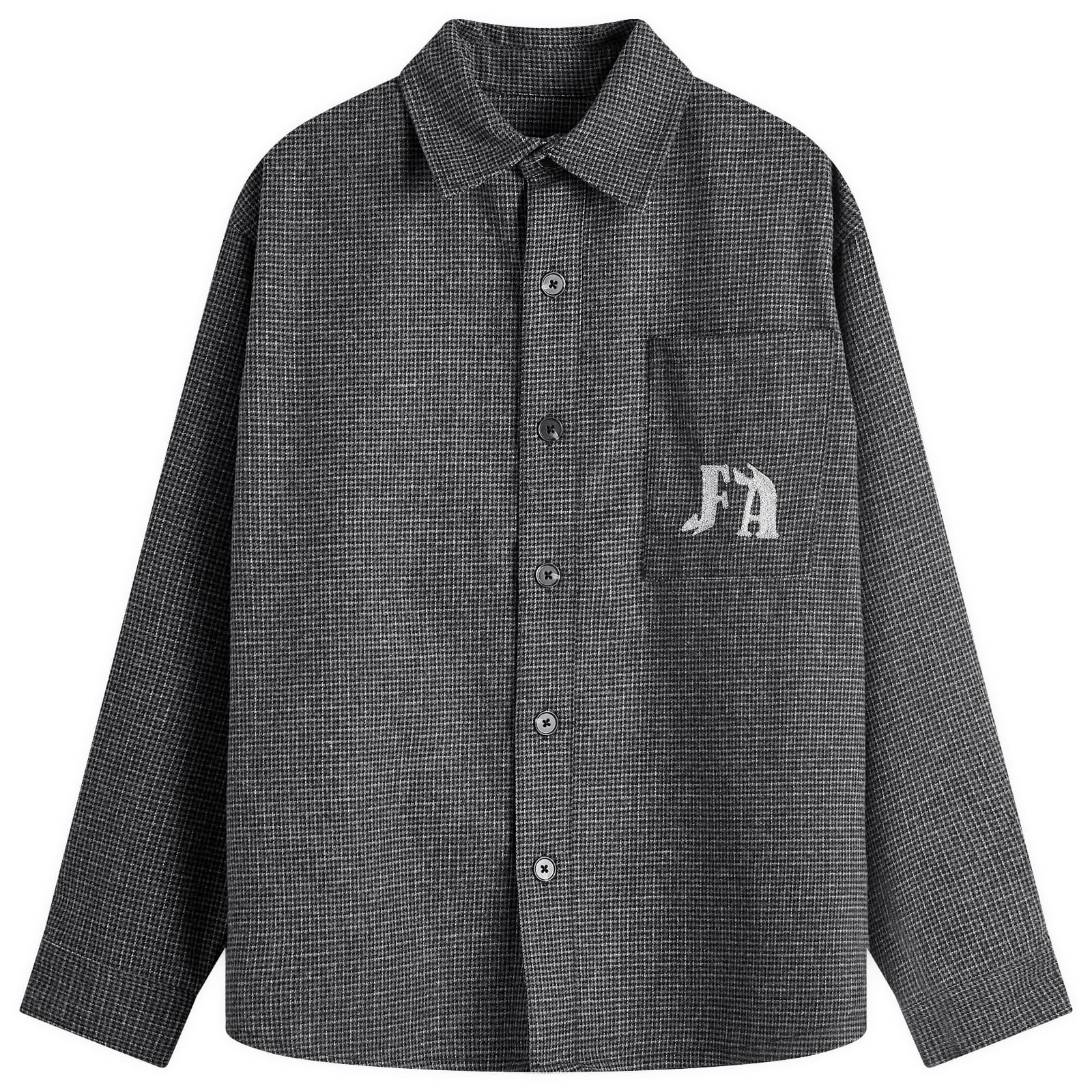Fucking Awesome Wool Flannel Shirt Shadow | END. (US)