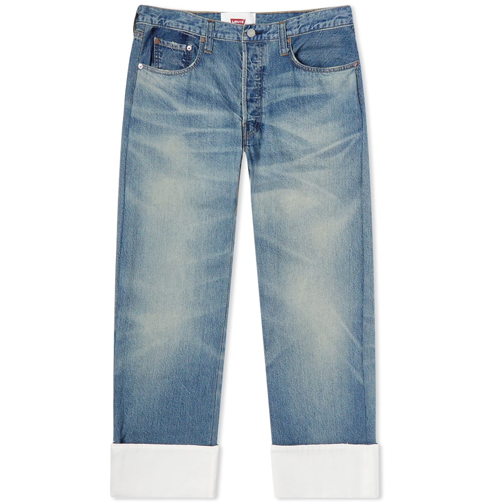 Junya Watanabe Levis Turn Up Jeans Indigo & White | END. (US)