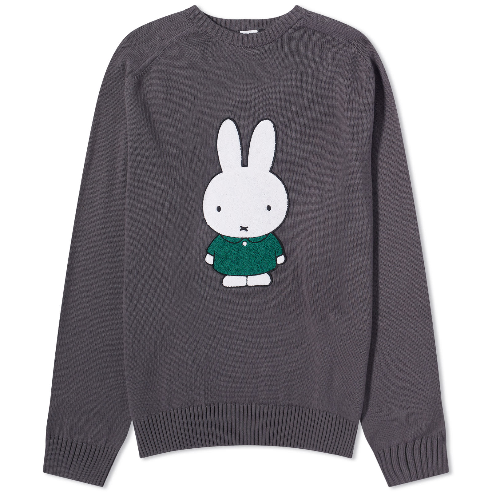 POP Trading Company x Miffy Crew Knit Grey | END. (AR)