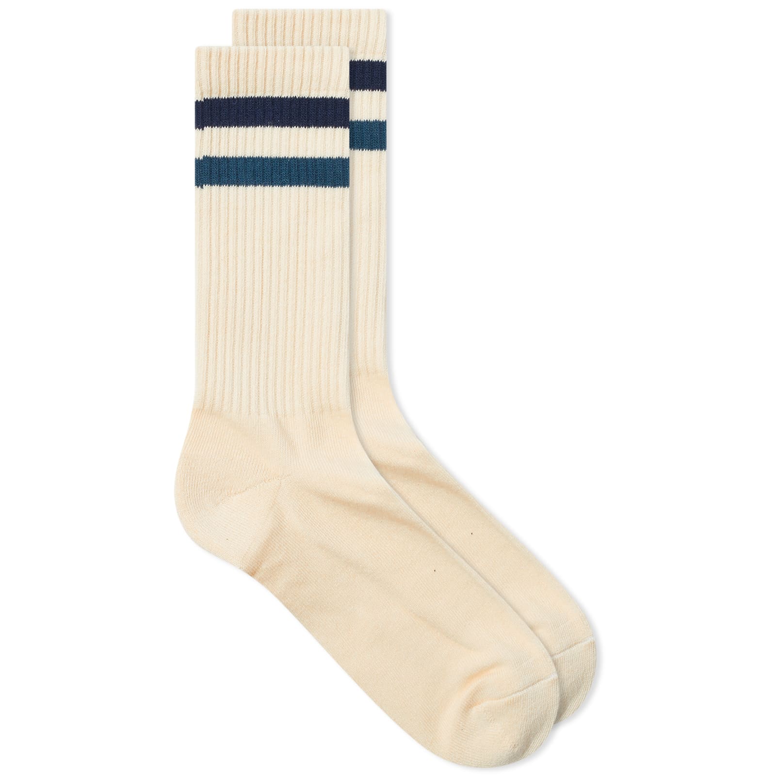 Lite Year Stripe Crew Sock Cream | END. (US)