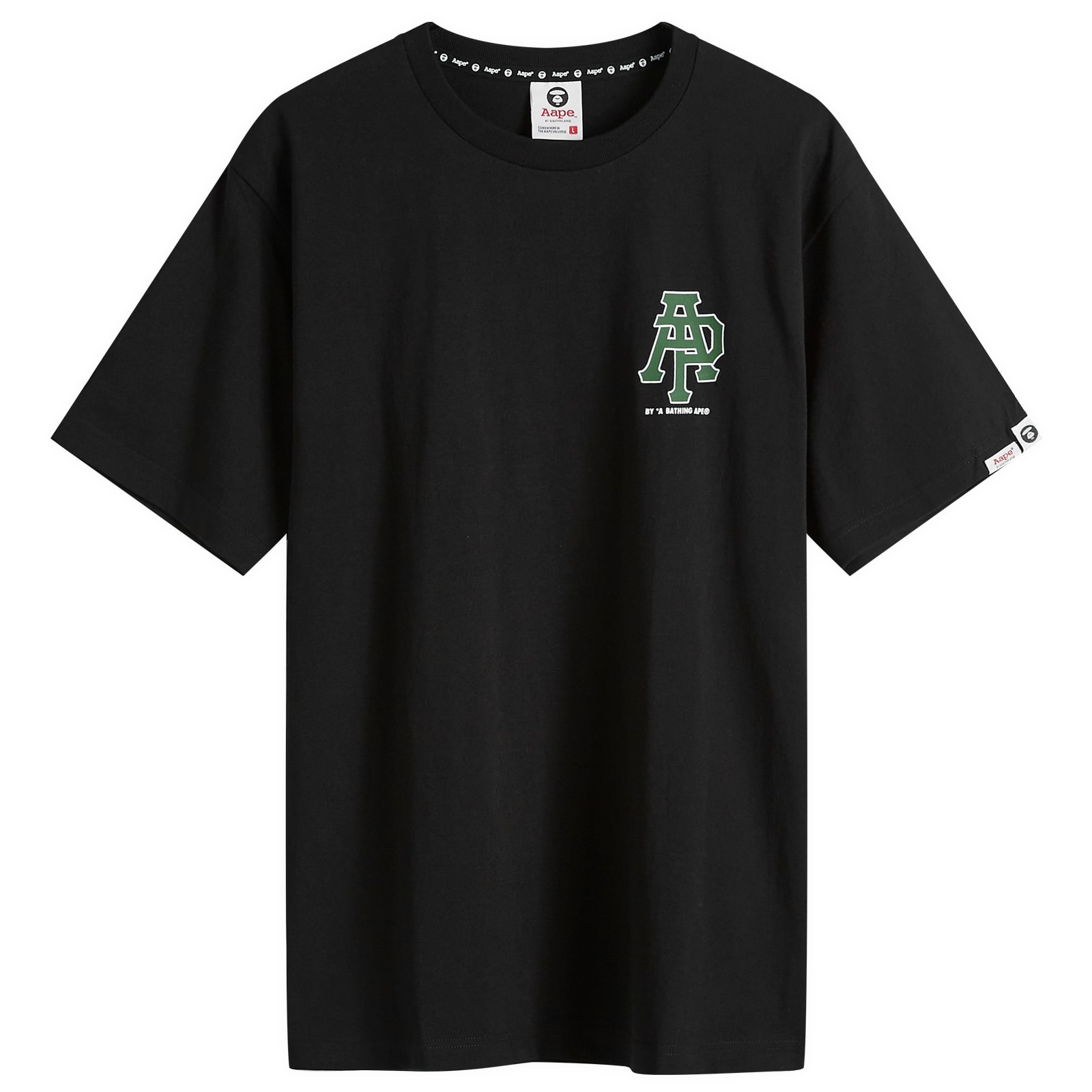 AAPE AP Logo T-Shirt Black | END. (GB)