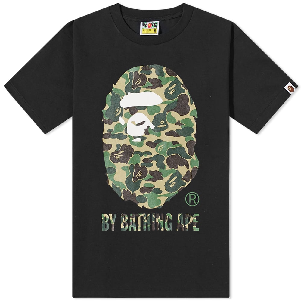 A Bathing Ape ABC Camo By Bathing Ape T-Shirt Black & Green | END. (GB)