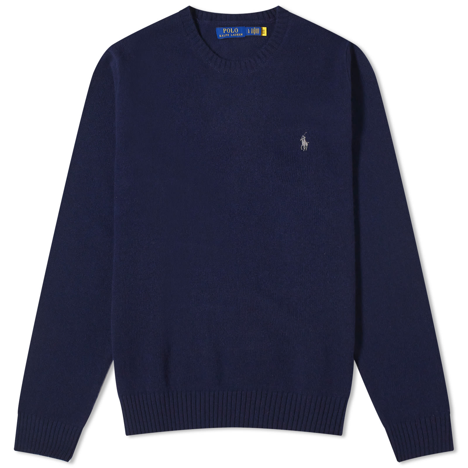 Polo Ralph Lauren Wool Cashmere Crew Neck Jumper Hunter Navy | END. (GB)